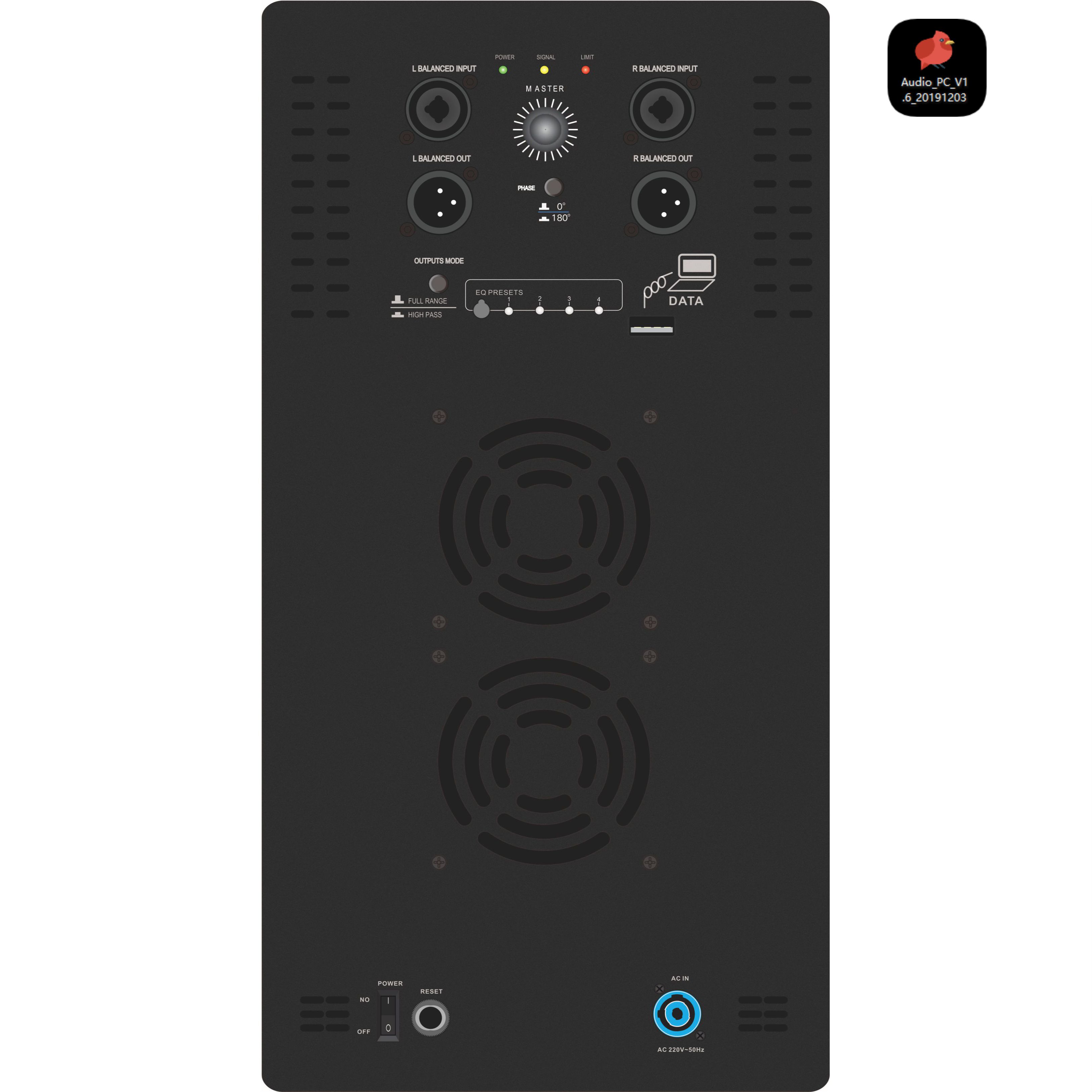 DSP1904SUB Powered Subwoofer System Amplifier- Ningbo Zhenhai Huage ...